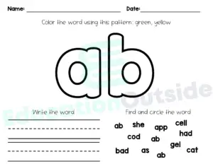 Short a Coloring Worksheets - 146 Worksheets Included!