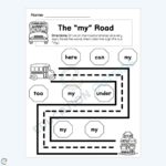 my Sight Word Drive The Bus Worksheet