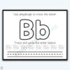 Letter B - Playdough Mats