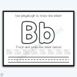 Letter B - Playdough Mats