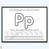 Letter P - Playdough Mats