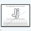 Letter J - Playdough Mats