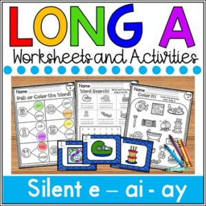 Top 5 Long a Worksheets - No Prep Options for 2023 - Education Outside