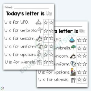 11 Interactive and Fun Letter U Worksheets - Teaching Tools (2023 ...
