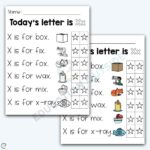 10 Excellent Letter X Worksheets - No Prep Practice (2023) - Education ...