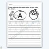 Capital Letter A - Tracing Worksheet - 3 Pack