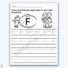 Capital Letter F - Tracing Worksheet - 3 Pack