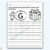 Capital Letter G - Tracing Worksheet - 3 Pack