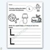 Capital Letter L - Writing Practice + Coloring Page