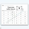 Capital Letter V - Single Letter Search Worksheet