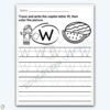 Capital Letter W - Tracing Worksheet - 3 Pack