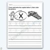 Capital Letter X - Tracing Worksheet - 3 Pack