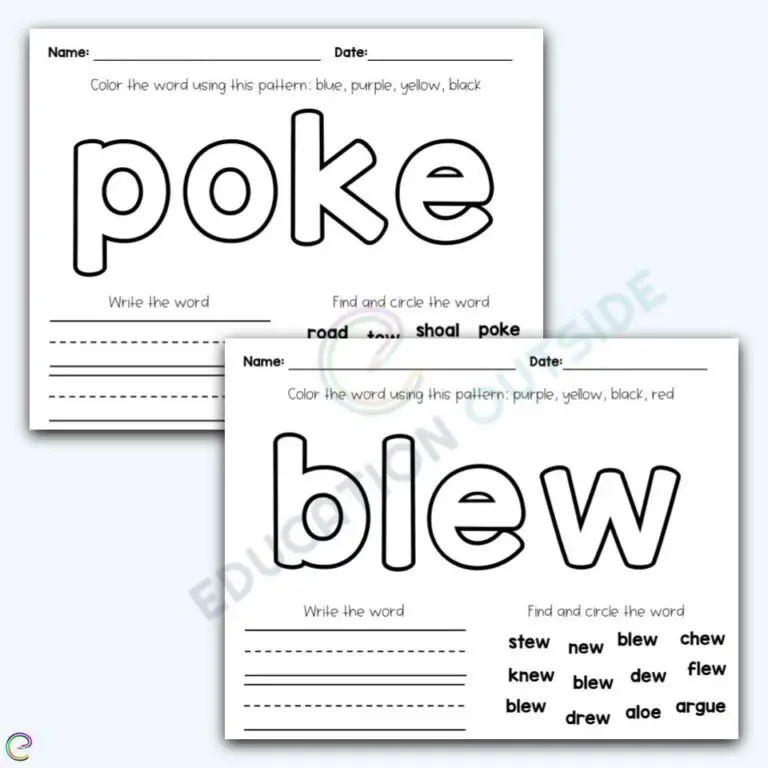 Short & Long Vowel Coloring Worksheets MEGA Packet - 750 Worksheets ...