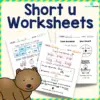 5 Fun Short u Worksheets - Teaching Resources (2023) - Education Outside