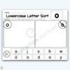 Lowercase Letter o - Cut, Paste, & Sort The Letters Worksheet