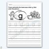 Lowercase Letter g - Tracing Worksheet - 3 Pack