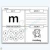Lowercase Letter m - Alphabet Activity Mat