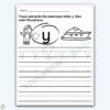 Lowercase Letter y - Tracing Worksheet - 3 Pack