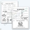 Short i Word Family Worksheets - 10 Unique Pages - Color and B&W Included!