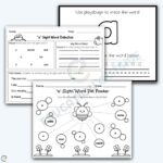 a Sight Word Worksheets - 24 Worksheets Included