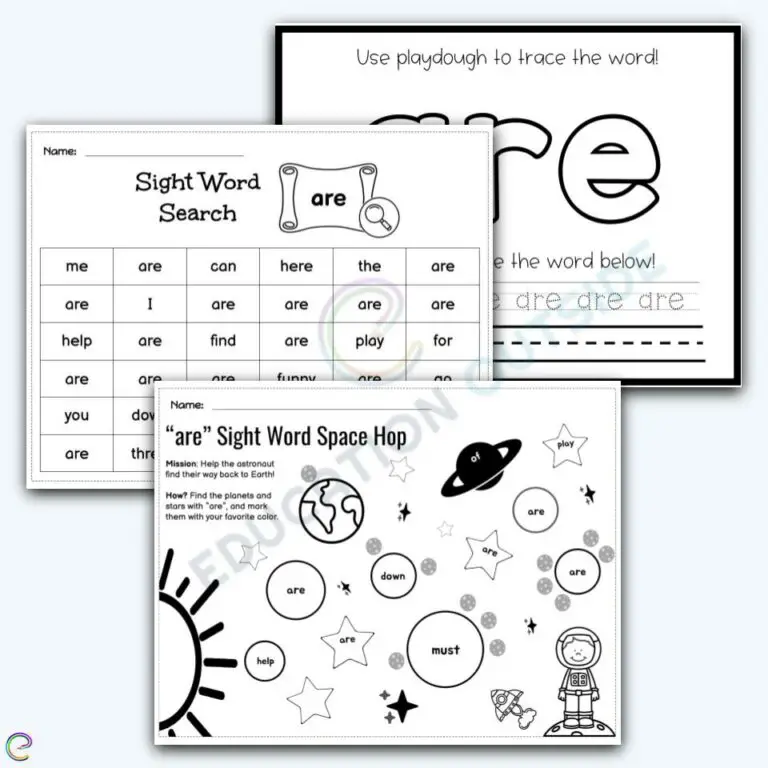 are Sight Word Worksheets - 15 Worksheets Included