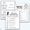 are Sight Word Worksheets - 15 Worksheets Included