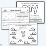 my Sight Word Worksheets - 14 Worksheets Included