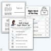 no Sight Word Worksheets - 15 Worksheets Included