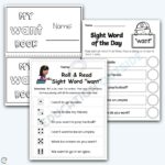 want Sight Word Worksheets - 15 Worksheets Included