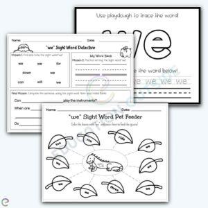 Dolch Sight Word Coloring Pages