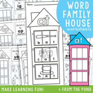 5 Interactive and Fun Word Families Worksheets - Teaching Resources ...