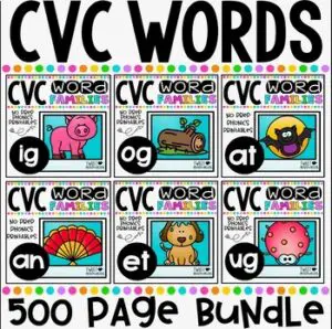 5 Interactive and Fun Word Families Worksheets - Teaching Resources ...