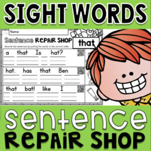 10 No Prep Sight Words Sentences Worksheets- Engaging Practice For 2023 ...