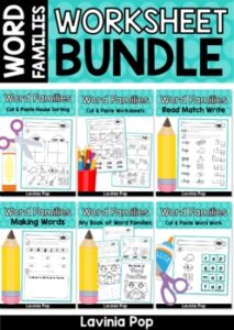 5 Interactive and Fun Word Families Worksheets - Teaching Resources ...