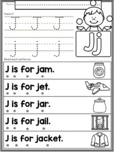 9 Engaging Letter J Worksheets - For Reading Success (2022) - Education ...