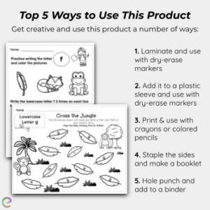 Alphabet Letters A-Z Lowercase Worksheets - 494 Worksheets!