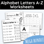 Alphabet Letters A-Z Mega Bundle - 1,092 Worksheets!