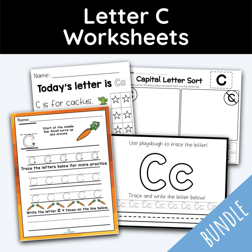 Letter C Worksheets - 42 Worksheets!