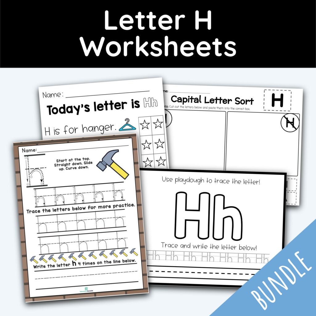 Letter H Worksheets - 42 Worksheets!
