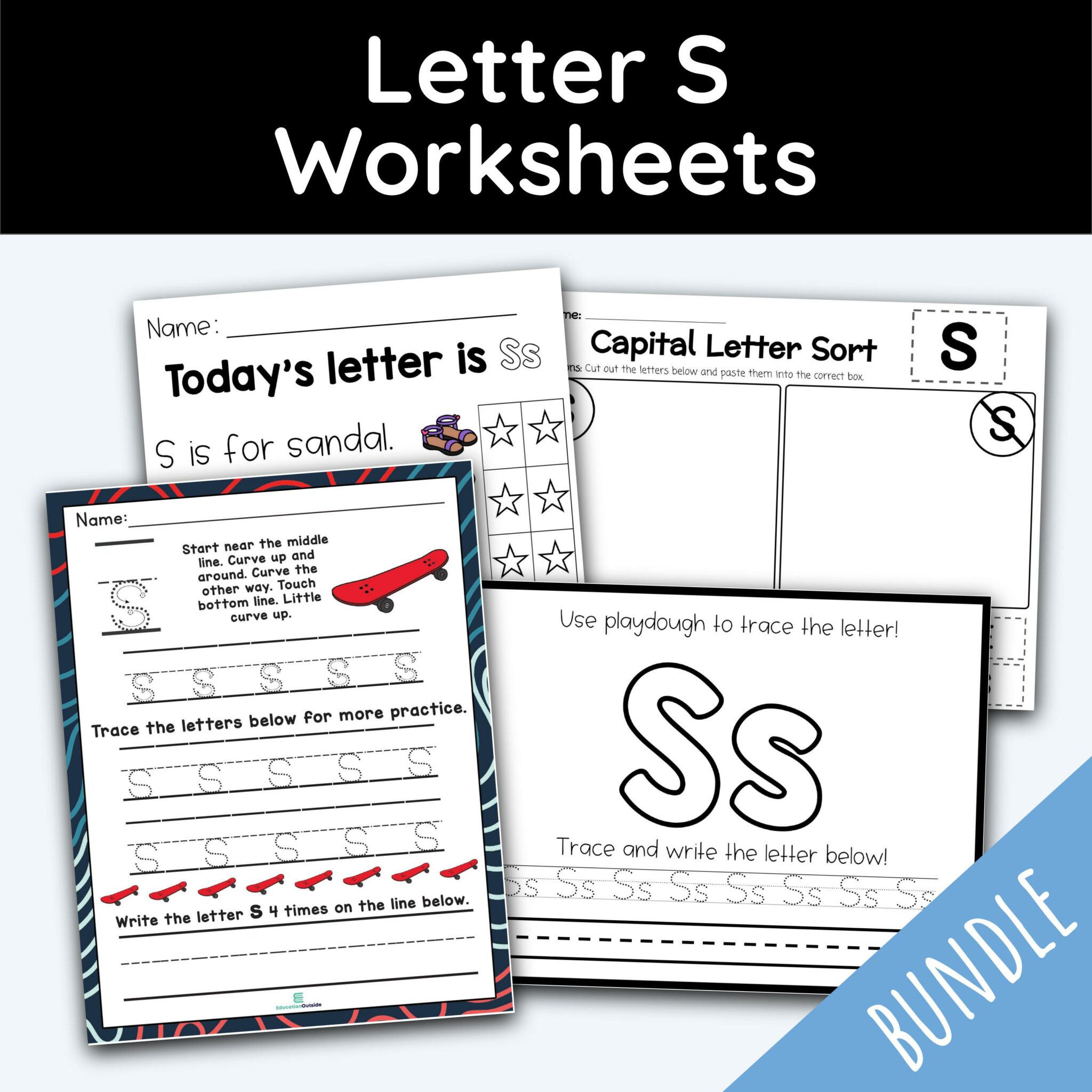 Letter S Worksheets - 42 Worksheets!