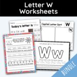 Letter W Worksheets - 42 Worksheets!