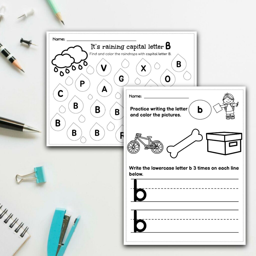 Letter B Worksheets - 42 Worksheets!