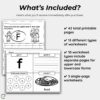 10 Fun & Fast Letter F Worksheets - Teaching Tools (2023) - Education ...