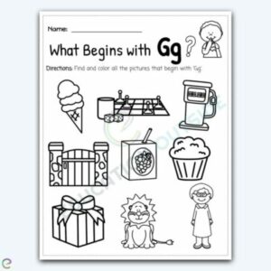 10 Great Letter G Worksheets - Teaching Tools (2023) - Education Outside