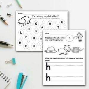 Letter H Worksheets - 42 Worksheets!