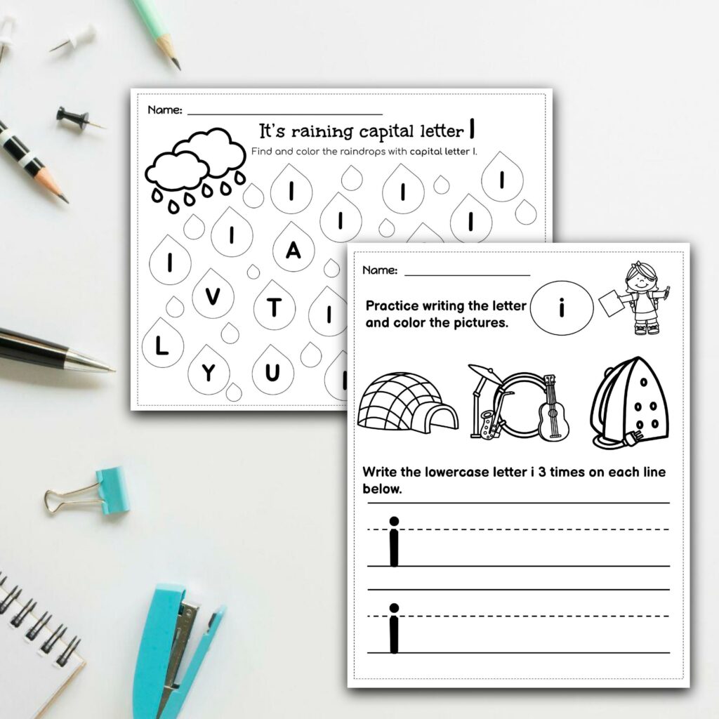 Letter I Worksheets - 42 Worksheets!