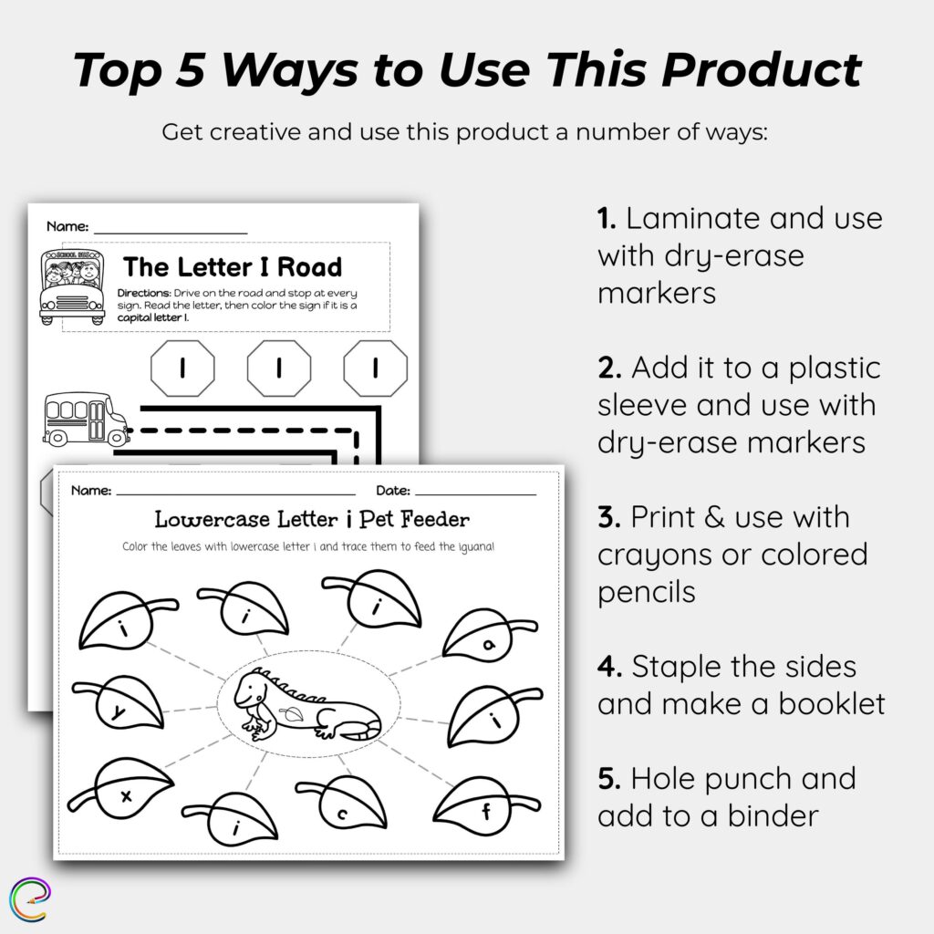 Letter I Worksheets - 42 Worksheets!