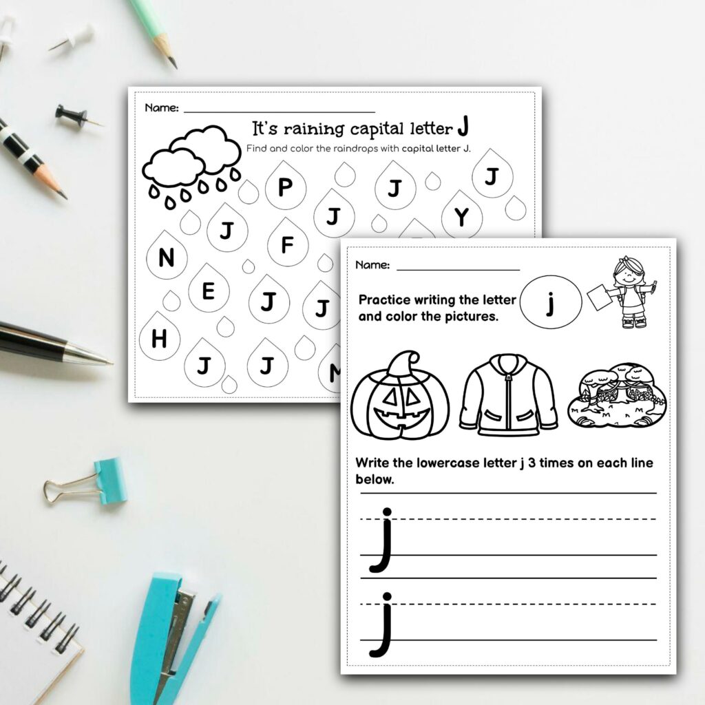Letter J Worksheets - 42 Worksheets!