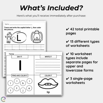 10 Interactive Letter L Worksheets - Keep Kids Engaged (2023 ...