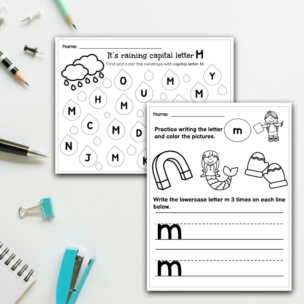 Letter M Worksheets - 42 Worksheets!